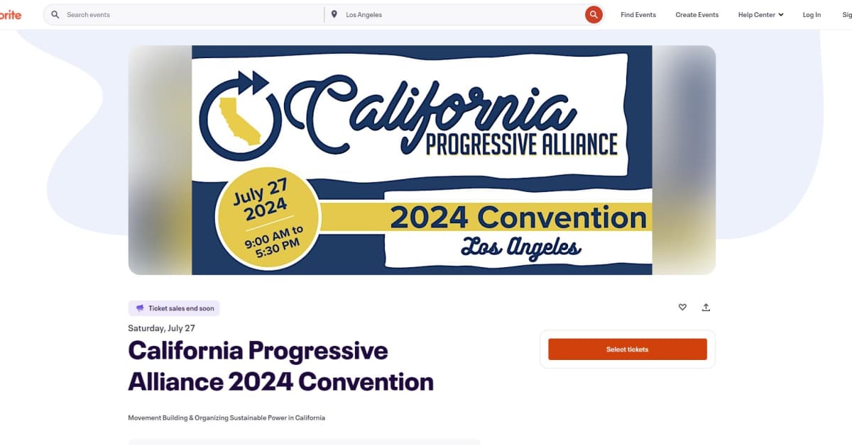 The California Progressive Alliance Convention - LA Progressive