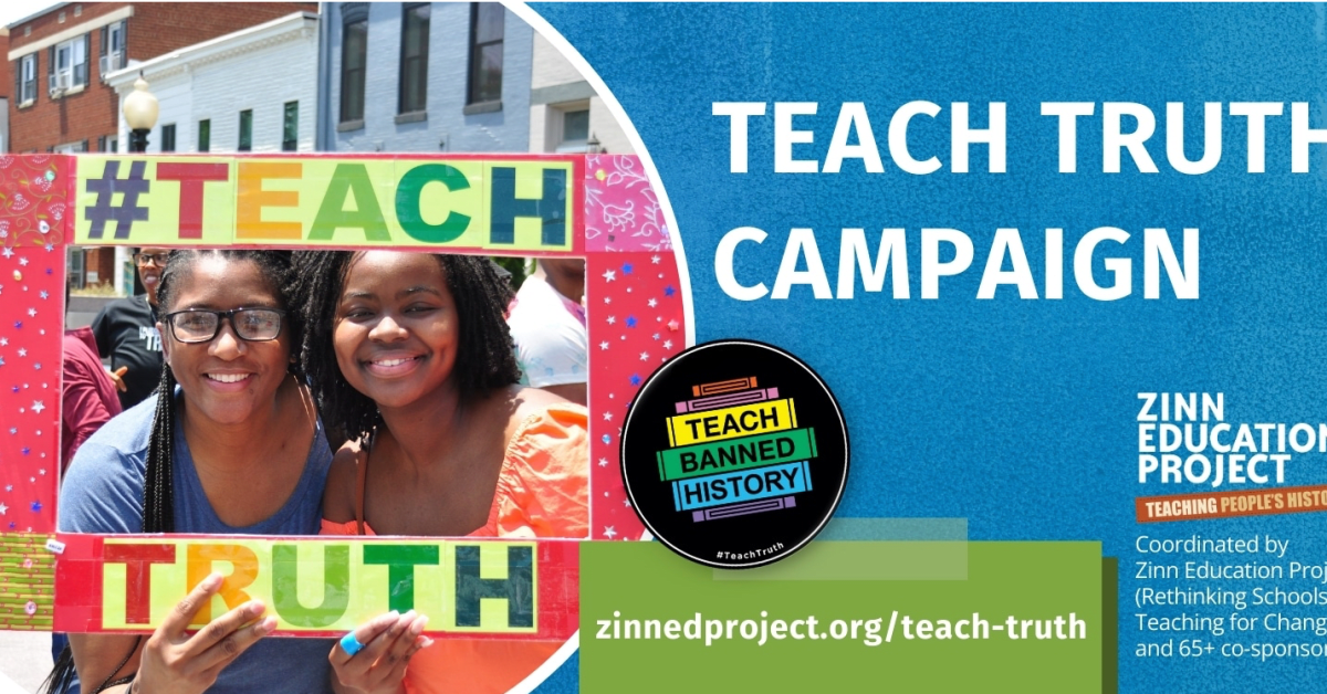 On Teach Truth Day of Action: The Movement to #TeachTruth Includes ...
