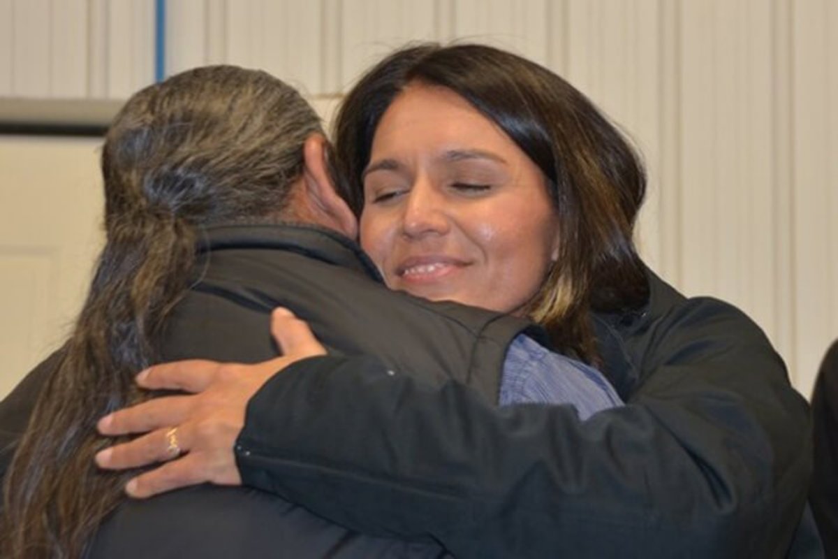 Tulsi Stands with Veterans at Standing Rock - LA Progressive