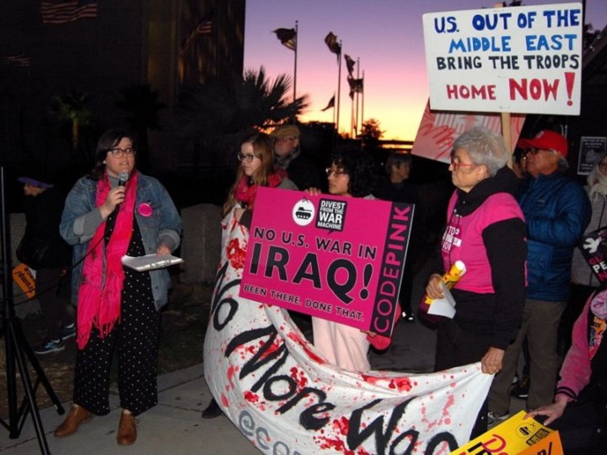 Volunteers for America Rally for Peace at L.A.’s Federal Building ...