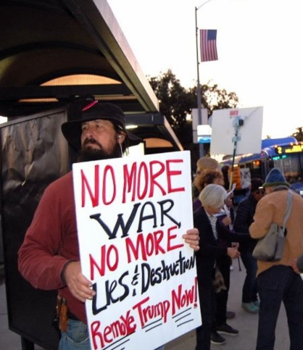 Volunteers for America Rally for Peace at L.A.’s Federal Building ...