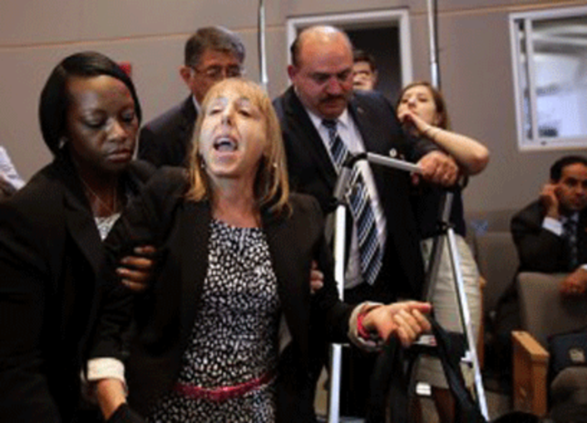 Medea Benjamin Heckled Obama - LA Progressive