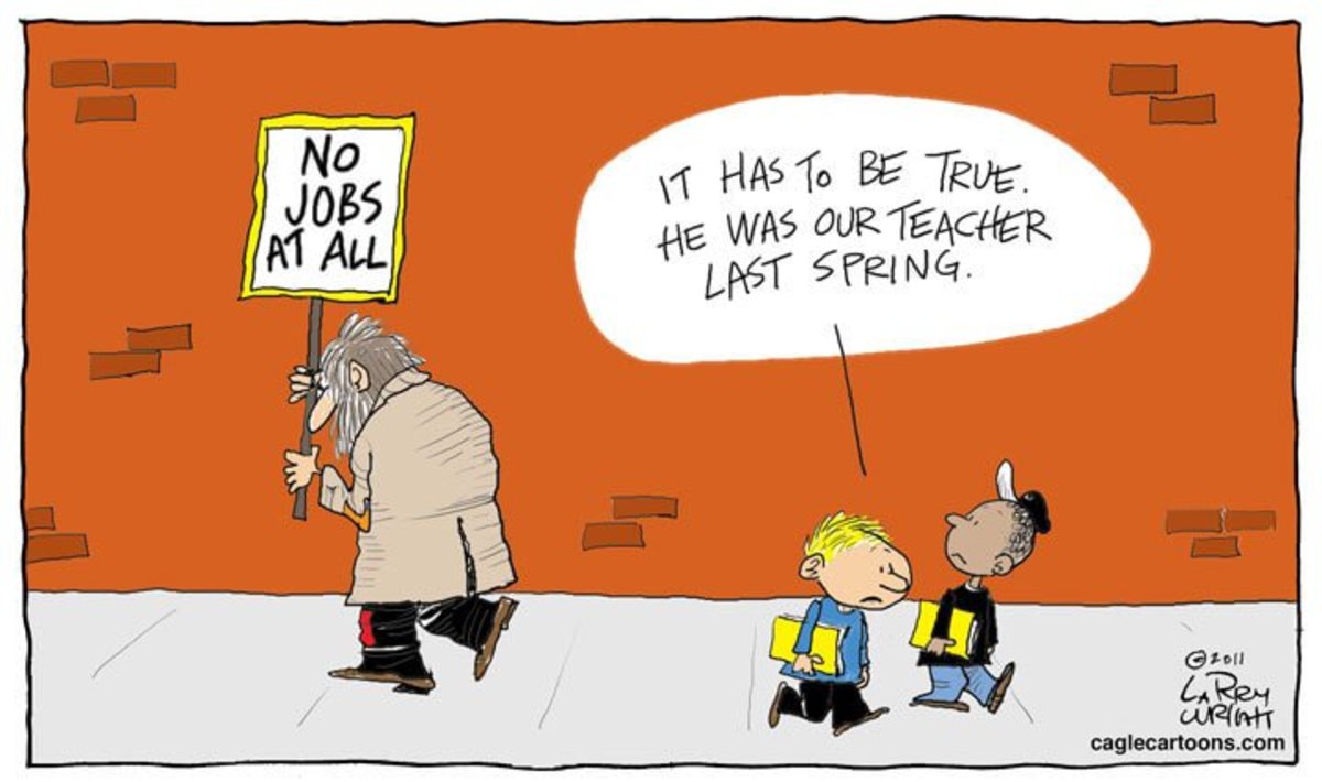 Poverty And Education Cartoon