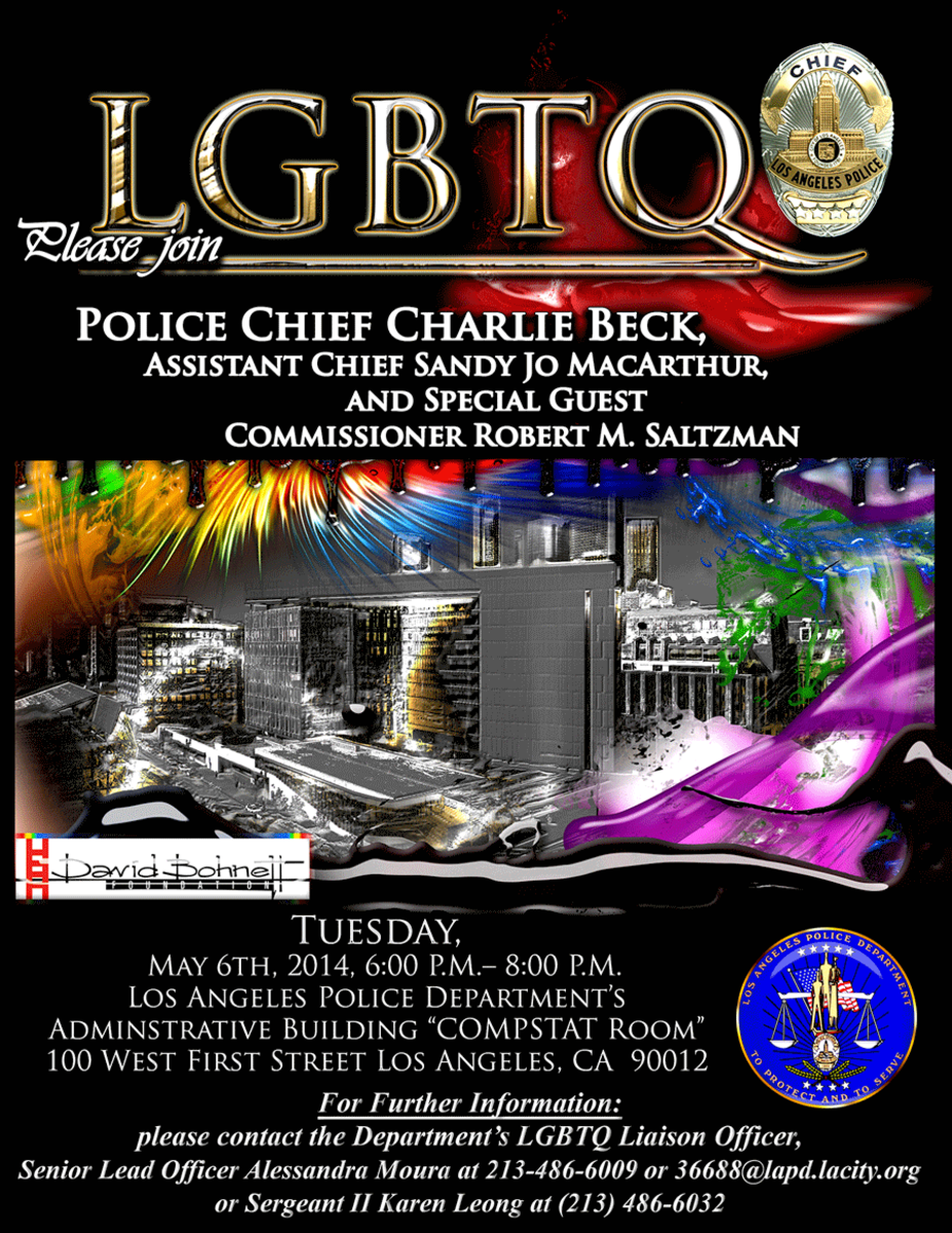 LAPD Welcomes LGBTQ Community - LA Progressive