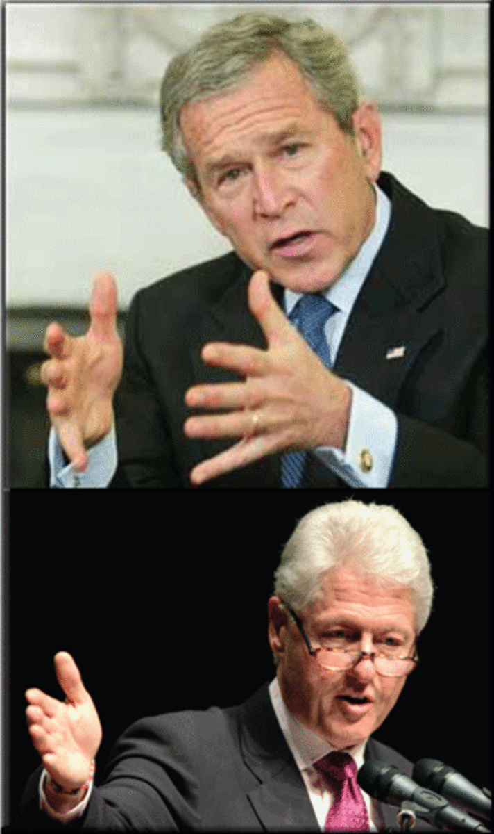 George Bush and Bill Clinton in Bed Together at Last - LA Progressive