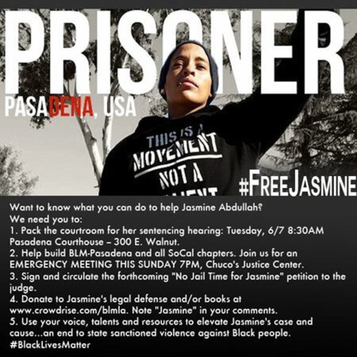 #FreeJasmine Abdullah Richards: Political Prisoner, Freedom Fighter ...