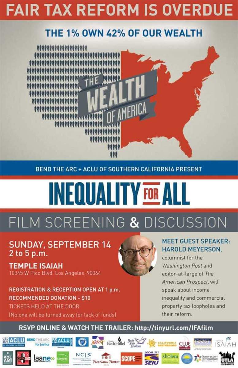 Inequality For All Poster