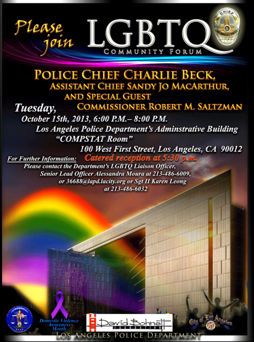 LAPD LGBTQ Community Forum - LA Progressive