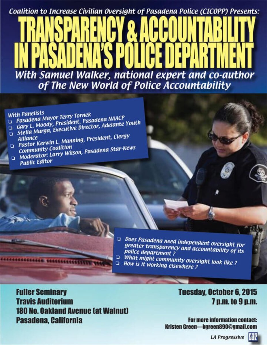 Police Transparency - LA Progressive