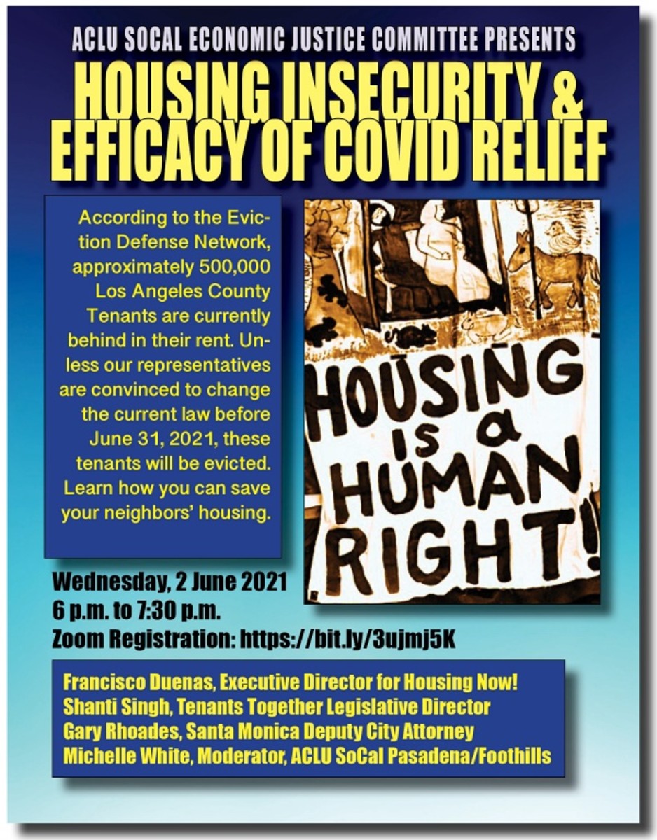 Housing Insecurity and Efficacy of COVID Relief: View the Discussion ...
