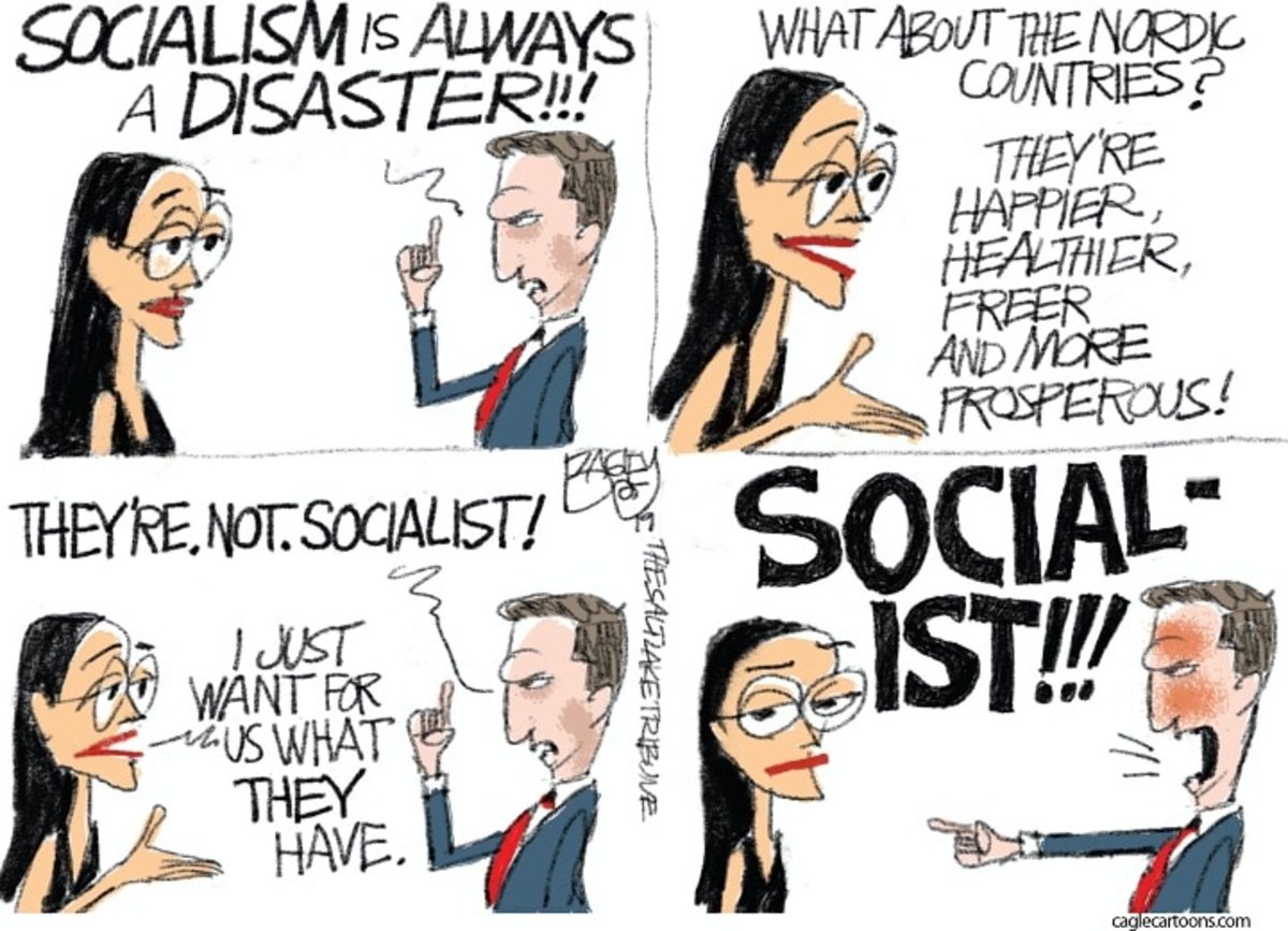 Socialism Cartoon Examples