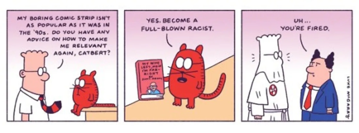 Dilbert Dies By Own Hand - LA Progressive