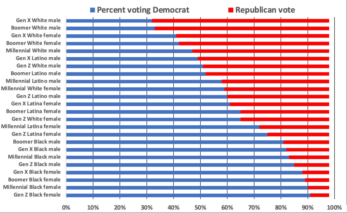 Age-Race-Gender Split in Midterm Vote Augurs Well for Progressives - LA ...