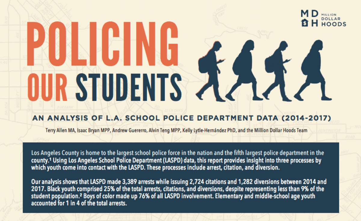 "Policing Our Students" Report Points to New Directions for School ...